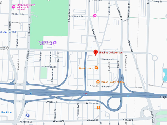 16. shapiro's delicatessen map