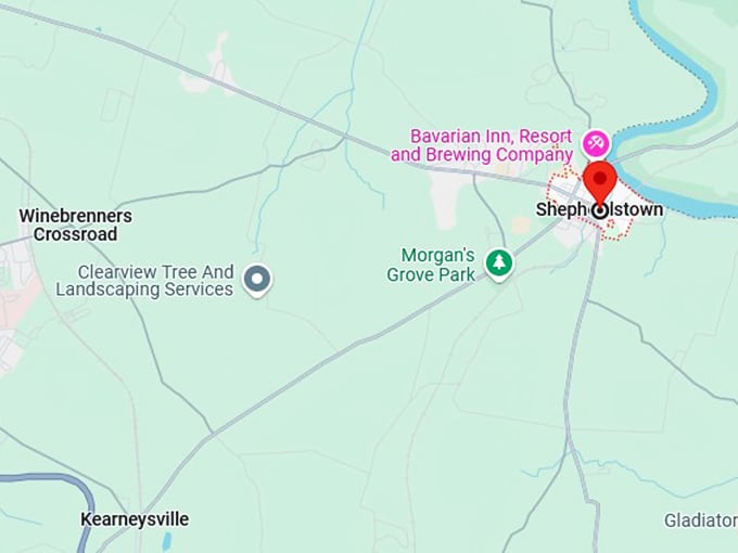16. shepherdstown map
