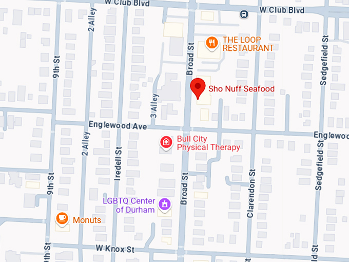 16. sho nuff seafood map