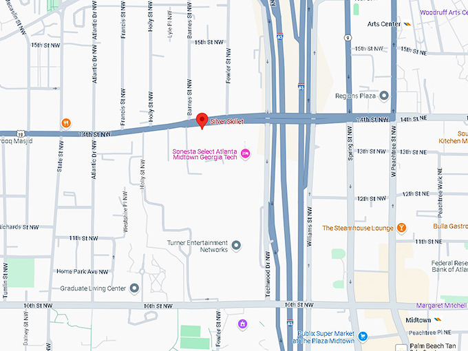 16. silver skillet map