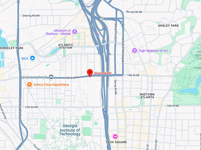 16. silver skillet map