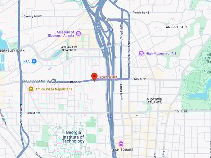 16. silver skillet map