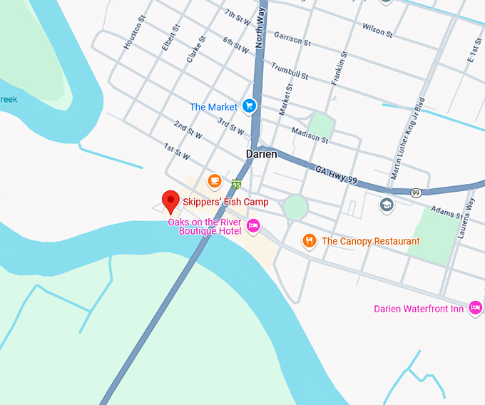 16. skippers fish camp map