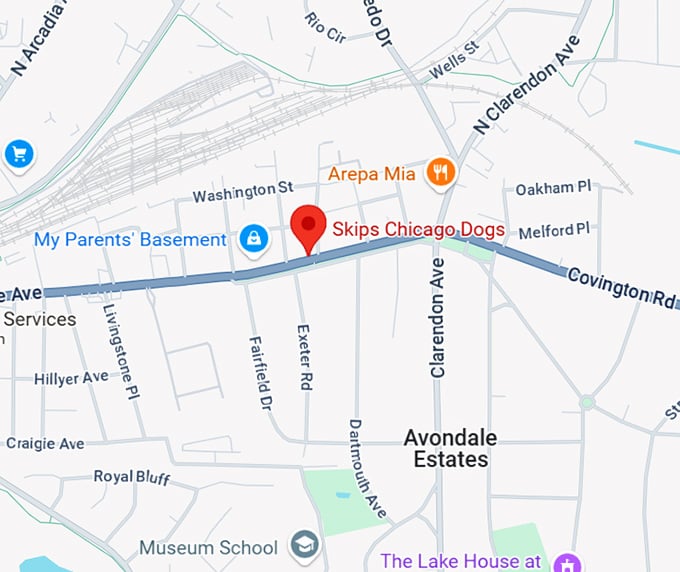 16. skips chicago dogs map