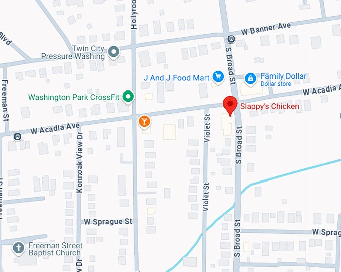 16. slappy's chicken