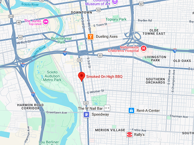 16. smoked on high bbq map