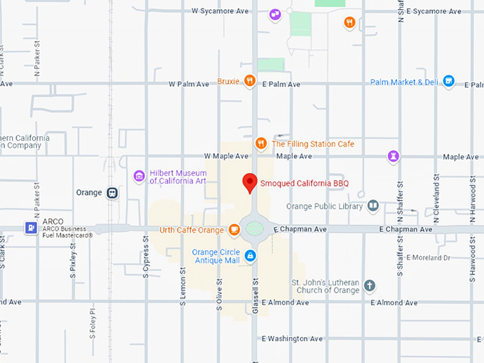 16. smoqued california bbq map