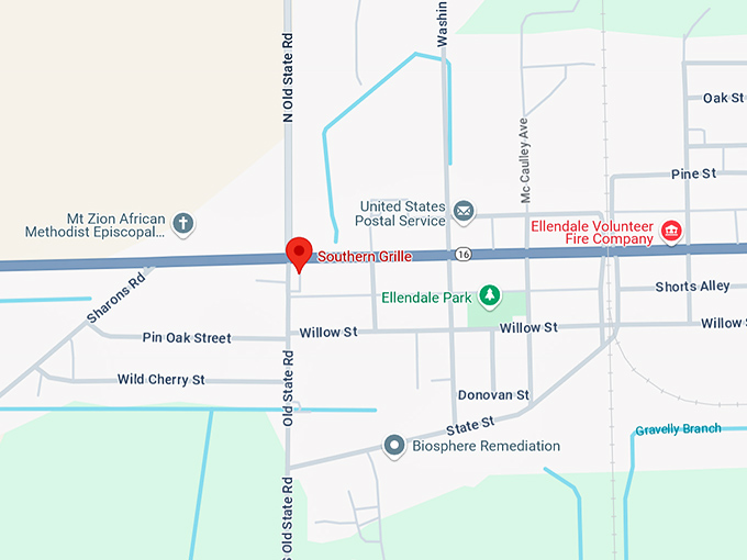 16. southern grille map