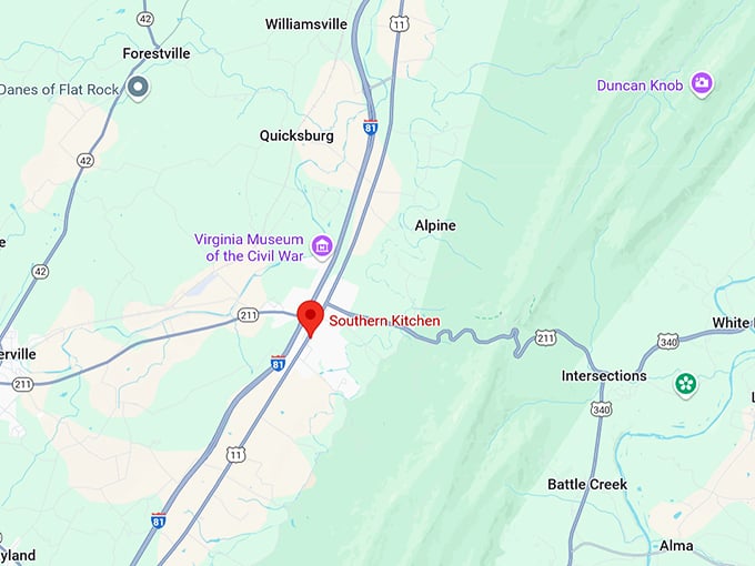 16. southern kitchen map
