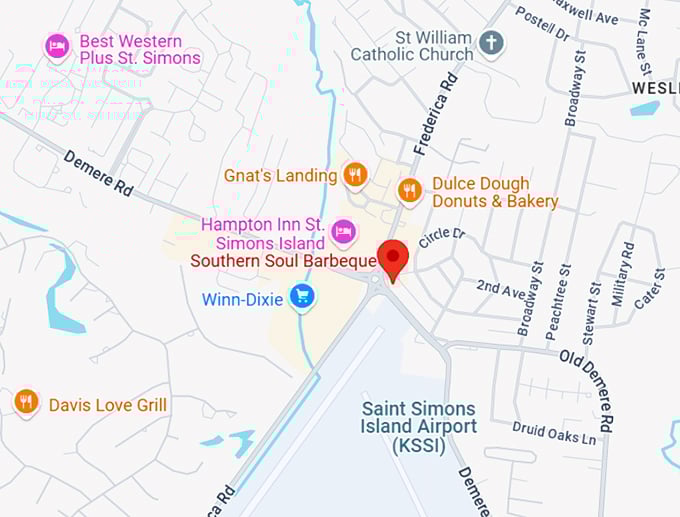 16. southern soul barbeque map