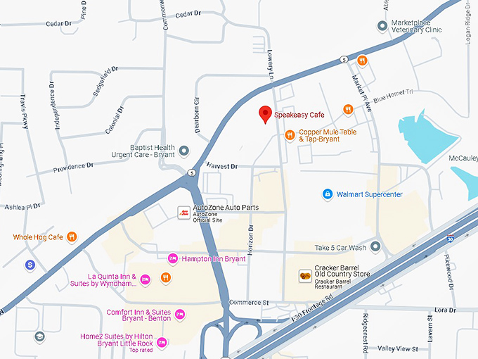 16. speakeasy cafe map