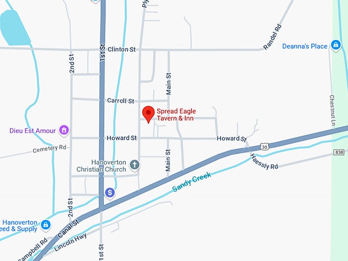 16. spread eagle tavern map