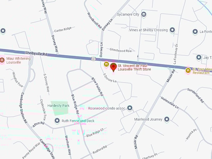 16. st. vincent de paul louisville thrift store map