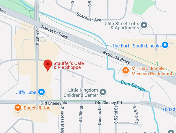 16. stauffer&rsquo;s cafe & pie shoppe map