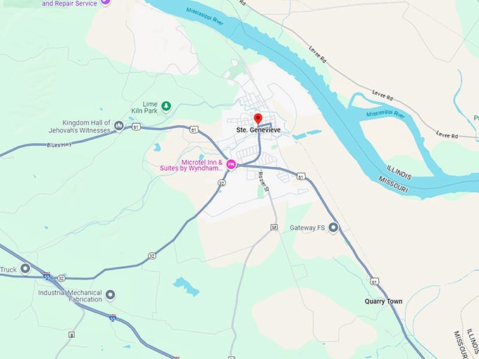 16. ste. genevieve map