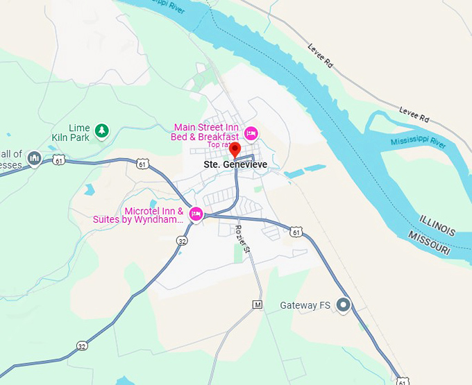 16. ste. genevieve map