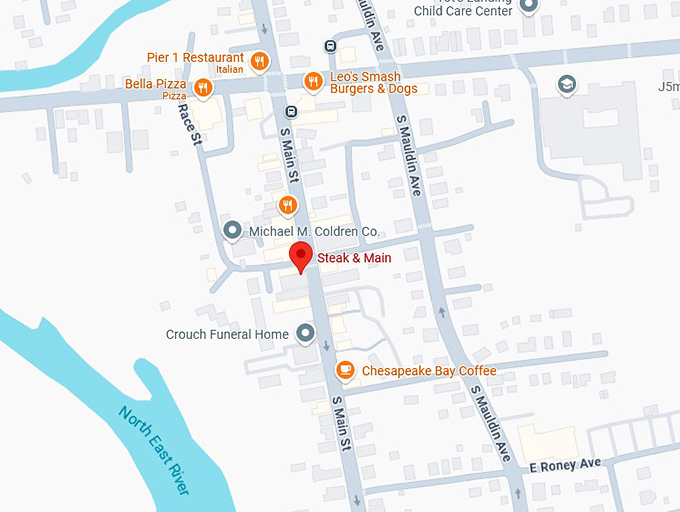 16. steak & main map