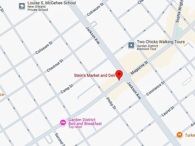 16. stein's market and deli map
