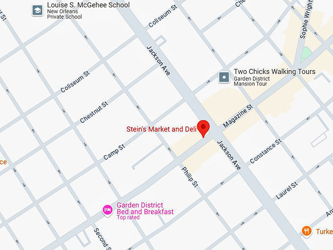 16. stein's market and deli map