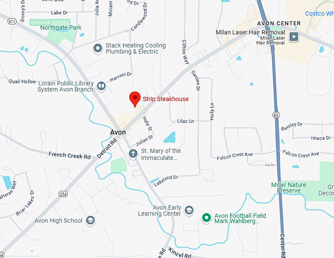 16. strip steakhouse map