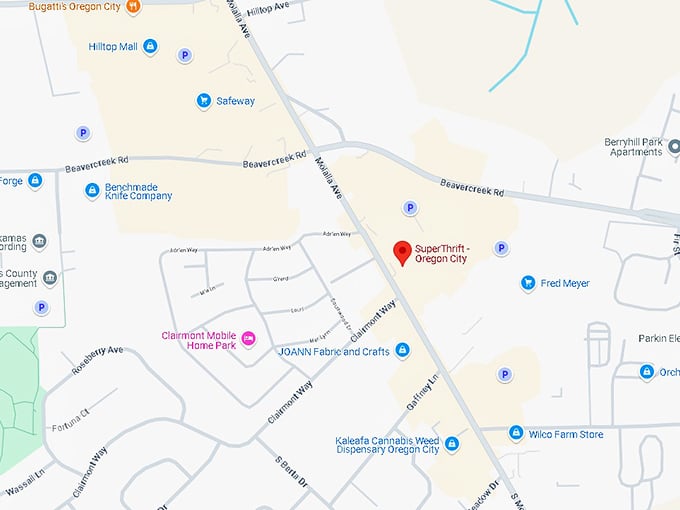 16. superthrift oregon city map