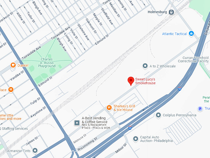 16. sweet lucy's smokehouse map