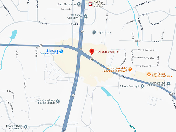 16. that burger spot! #1 map