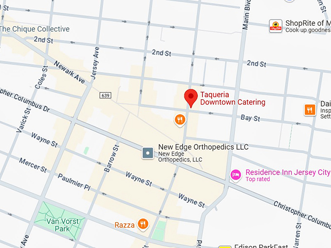 16. taqueria downtown catering co map