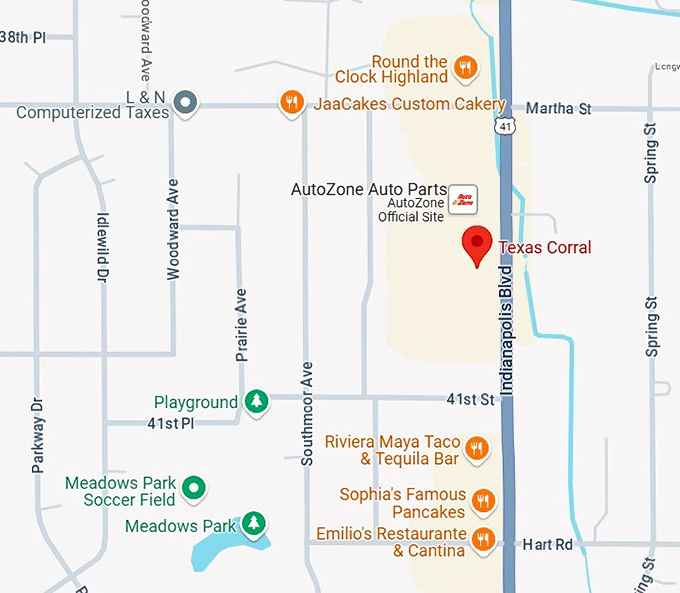 16. texas corral map