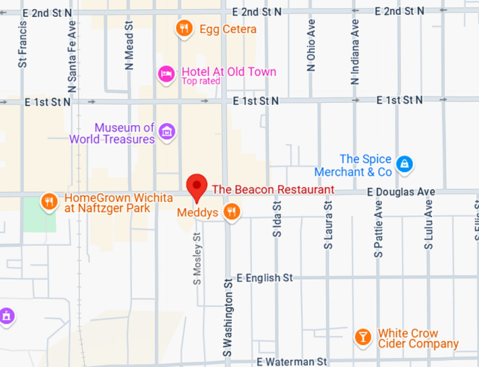 16. the beacon restaurant map