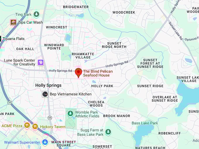 16. the blind pelican seafood house map