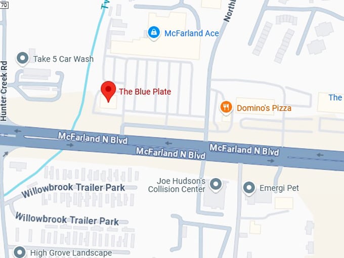 16. the blue plate map