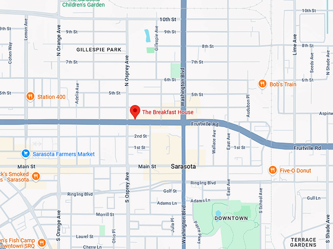 16. the breakfast house map