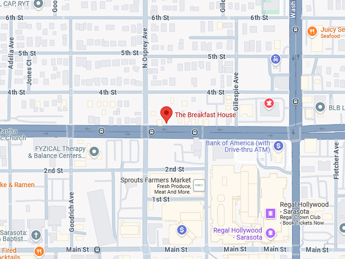 16. the breakfast house map