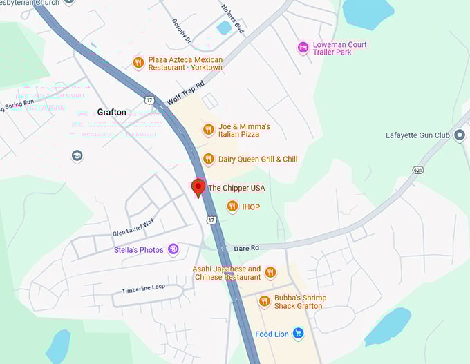 16. the chipper usa map