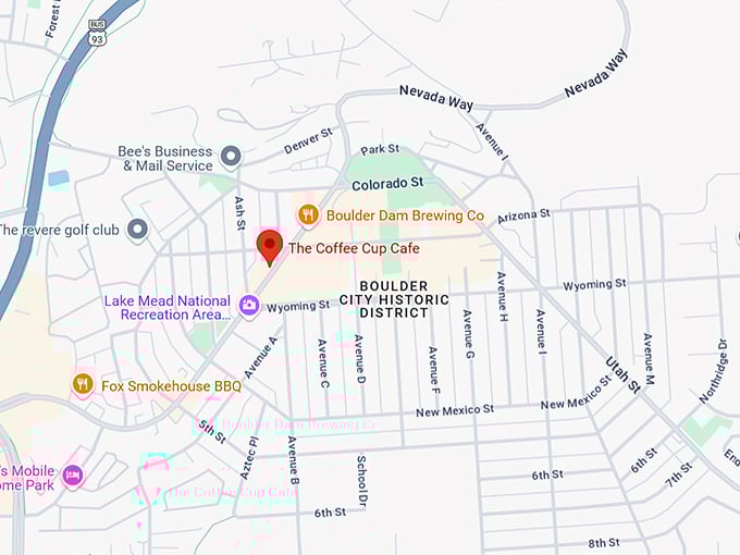 16. the coffee cup map