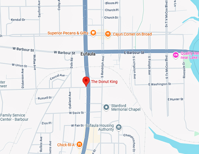 16. the donut king map