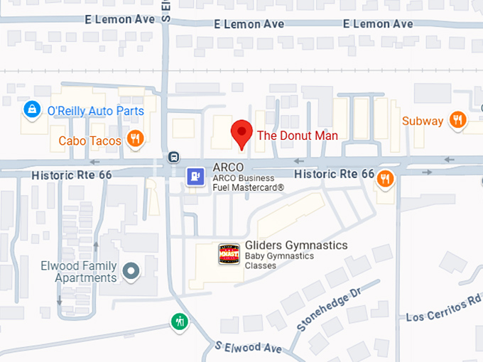 16. the donut man map