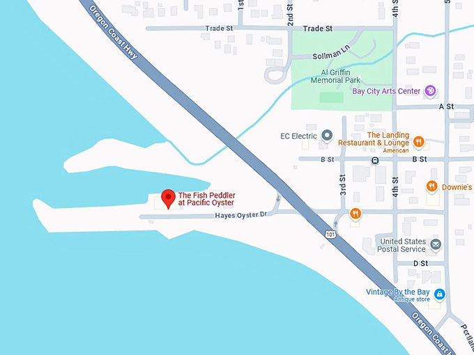 16. the fish peddler at pacific oyster map