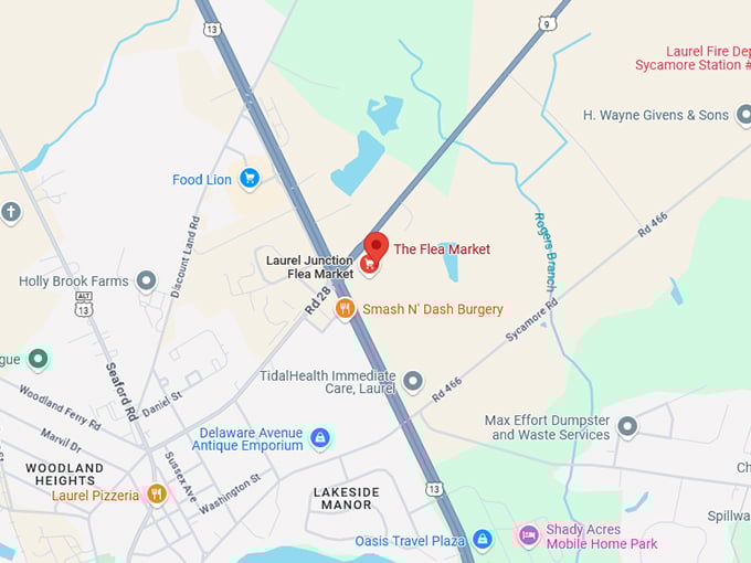 16. the flea market map