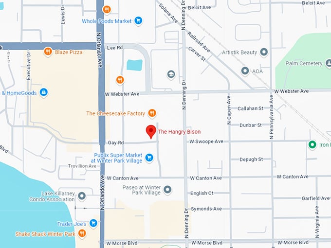 16. the hangry bison map