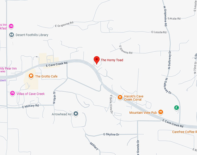 16. the horny toad map