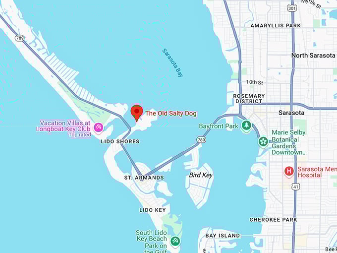 16. the old salty dog map