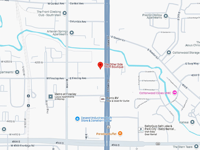 16. the other side thrift boutique map