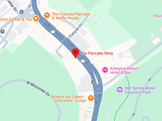 16. the pancake shop map