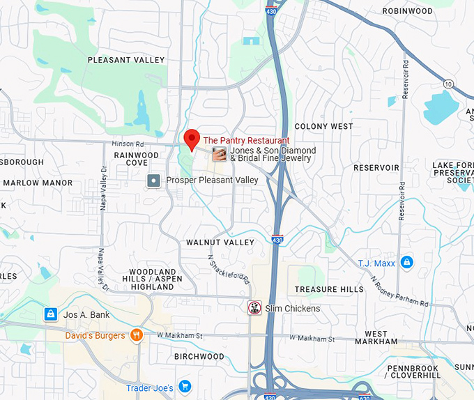 16. the pantry restaurant map