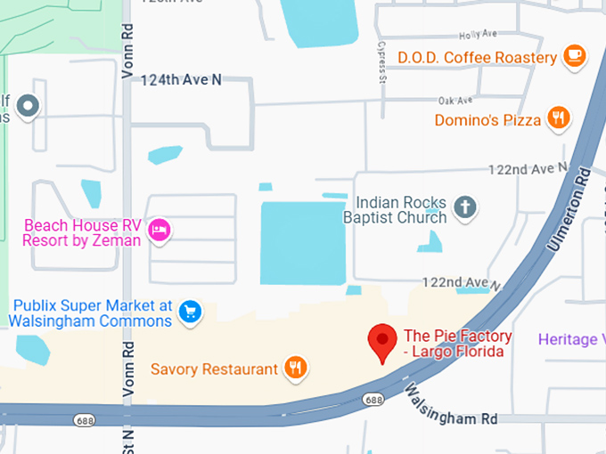 16. the pie factory largo florida map