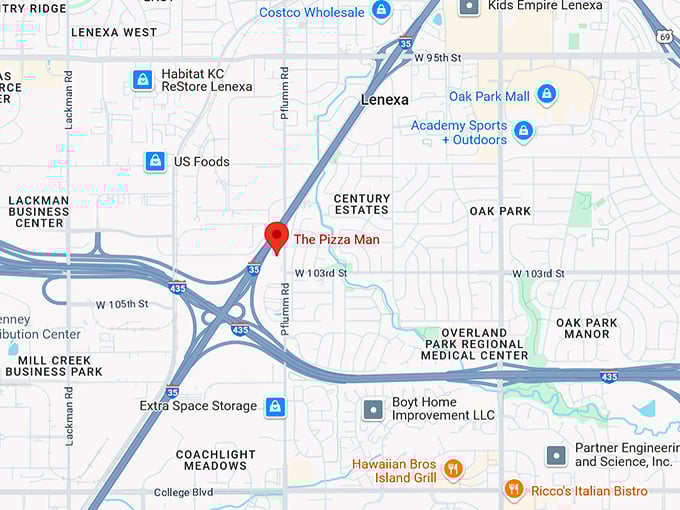 16. the pizza man map