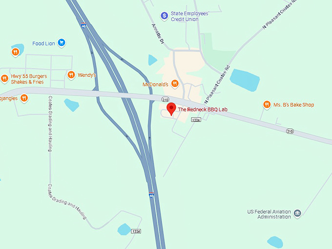 16. the redneck bbq lab map