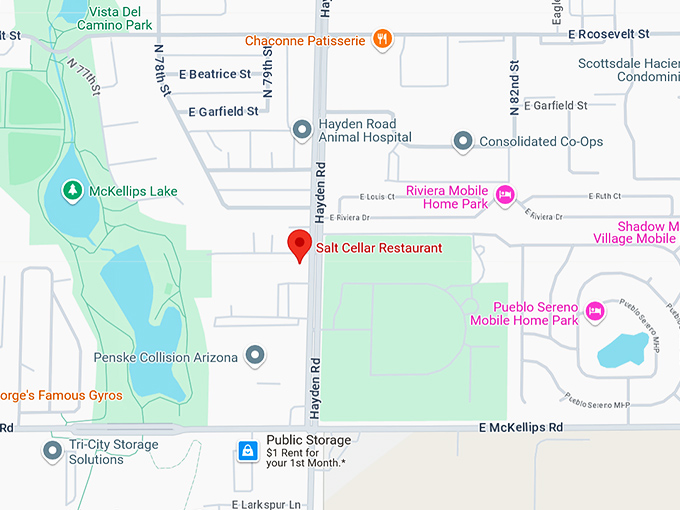 16. the salt cellar restaurant map